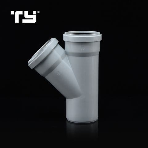Buy Wholesale China Gb Standard Plasitc Pvc-u Upvc Pvc Gasket Water Push Fit Pipe Yee Fitting ...