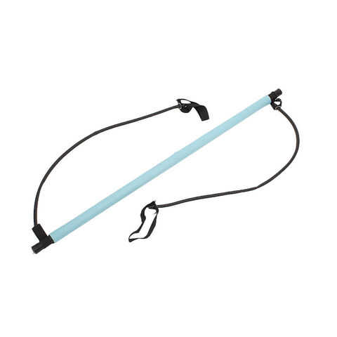 Pilates Stick Yoga Pull Rod Steel Pipe Resistance Band Home Gym Muscle ...
