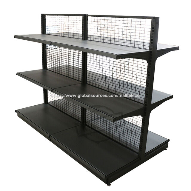 Buy Wholesale China Popular Plain Back Panel Store Shelf Supermarket ...