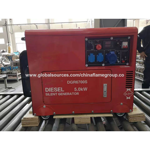 Buy Wholesale China 6500w Silent Diesel Generators With Lombardini ...