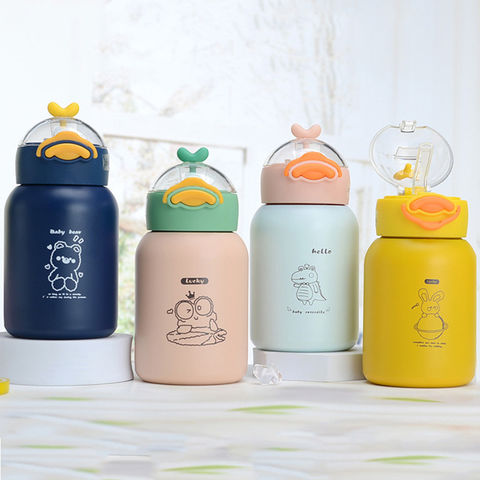 350/420ml Cute Cartoon Thermos Double Wall Stainless Steel Vacuum Flask ...