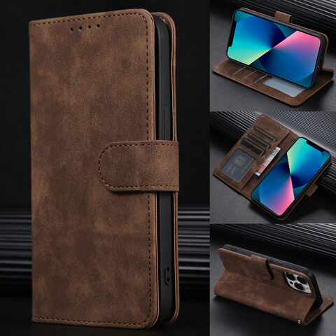 Buy Wholesale China New Vintage Wallet Pu Leather Phone Case Estuche De ...
