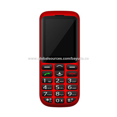 Buy Wholesale China 2g Basic Feature Phones With Mtk6261d Senior Bar ...