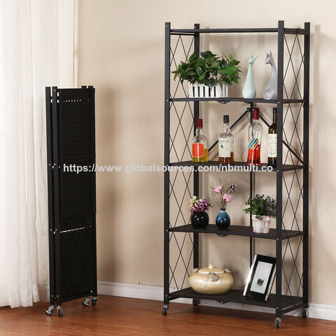 Buy Wholesale China Custom Installation-free Folding Rack Black Kitchen ...