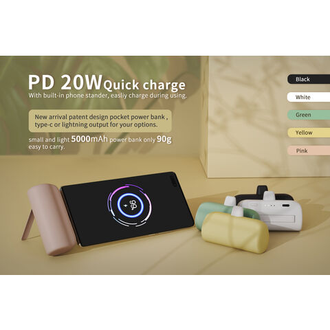 Buy Wholesale China Patent Design 20w Pd Mini Power Bank 5000mah Easy ...