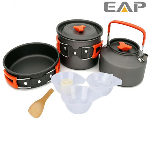 Buy Wholesale China Stainless Steel Camping Nesting Mess Kit Including ...