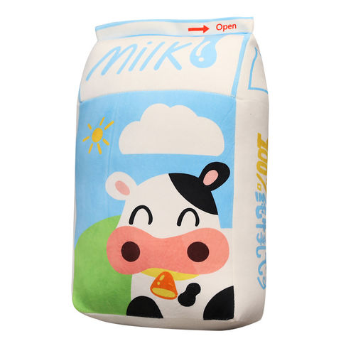 Buy Wholesale China Wholesale Plushier Cartoon Milk Carton Cute Stuffed ...
