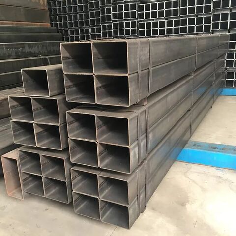 Buy Wholesale China Square Steel Pipe Square Hollow Sections Black Ms ...