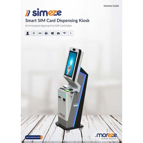 Smart Sim Card Dispensing Kiosk Multimedia Kiosks, Sim Card Dispensing ...