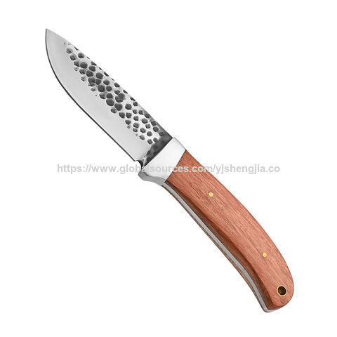 High Quality Rosewood Handle Fixed Blade Camping Survival Hunting Knife ...