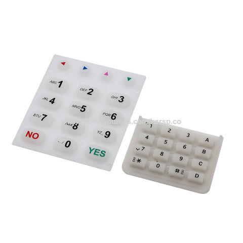 Buy Wholesale China Blank Keypad Flexible Telephone Rubber Silicone ...