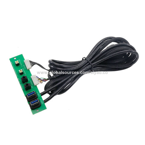 Computer Front Panel Extension Cable Pcb Board Dual Usb 3.0 Circuit ...