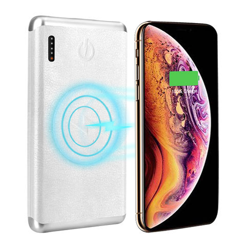 Buy Wholesale China Merchandise Items Wireless Power Bank With Leather ...
