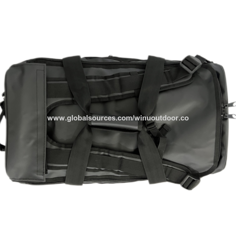54l Duffle Bag With Backpack Strap And With Detachable Hard Pe Board. Durable Pvc Tarpaulin To ...