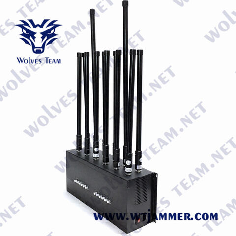 Oem High Power Wifi Gps 3g 4g 5g Cell Phone Signal Jammer 12 Channels ...