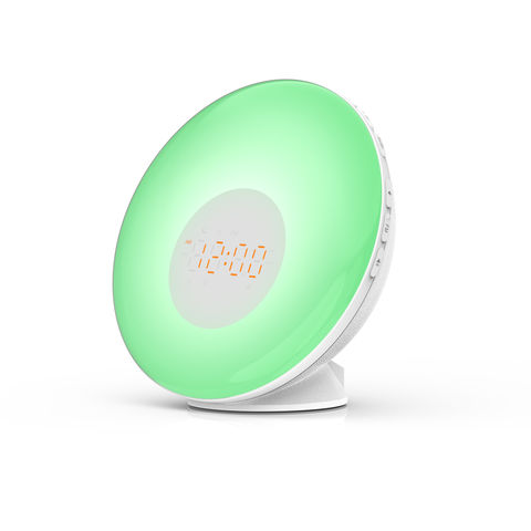 Buy Wholesale China Smart Sunrise Wake-up Light Alarm Clock With Radio ...