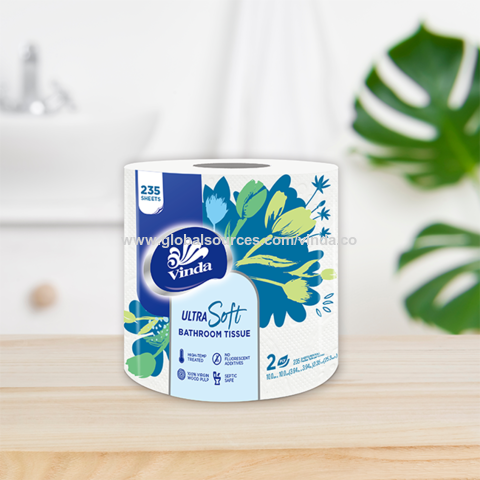 Buy Wholesale China Supplier Virgin Wood Pulp Bathroom Tissue Toilet ...