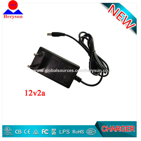 Buy Wholesale China 12v2a Charger With Saa, Ul,cb,rohs,ce ...