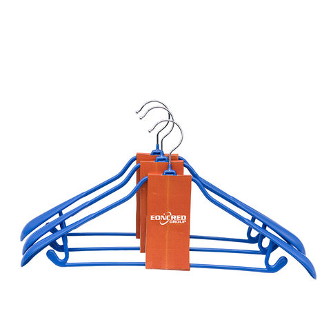 Buy Wholesale China Wholesale Shirt Metal Hangers Rubber Coated Custom ...