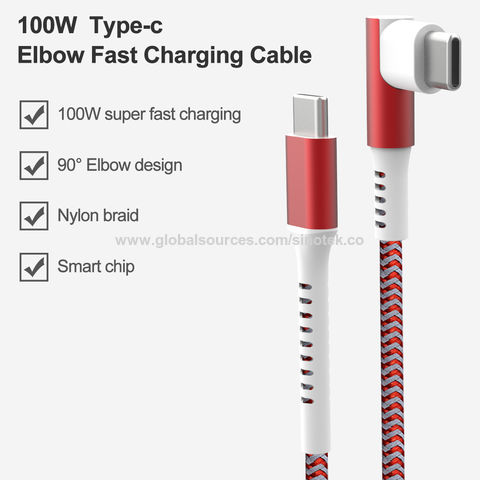 Buy Wholesale China Right Angle 5a 100w Gaming Cable & Gaming 100w Type ...