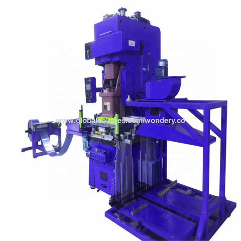 Wondery Aluminium High Speed Plc Pneumatic Fin Press Machine Line ...