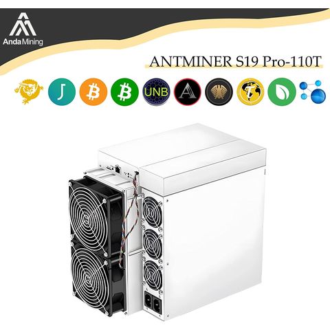 Buy China Wholesale New Antminer S19 Pro 110th/s Bitcoin Miner 3250w ...