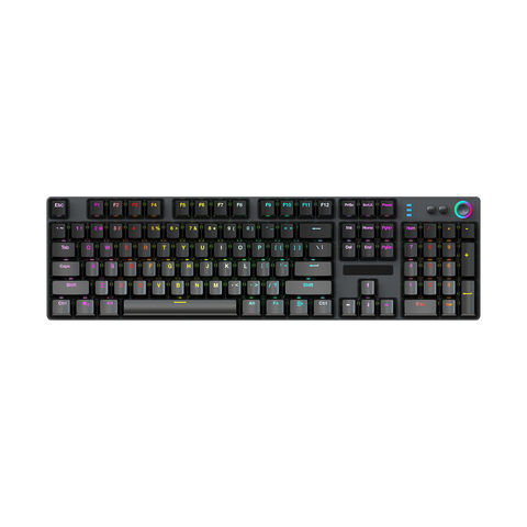 Buy Wholesale China 104 Keys Mechanical Keyboard, Multi-functionl Knob ...
