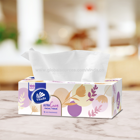 Buy Wholesale China Household Vinda 2ply Facial Tissue Box Tissue ...