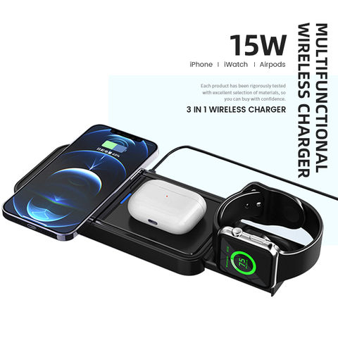 Buy Wholesale China Low Price Multi-function Portable Qi 3 In 1 ...