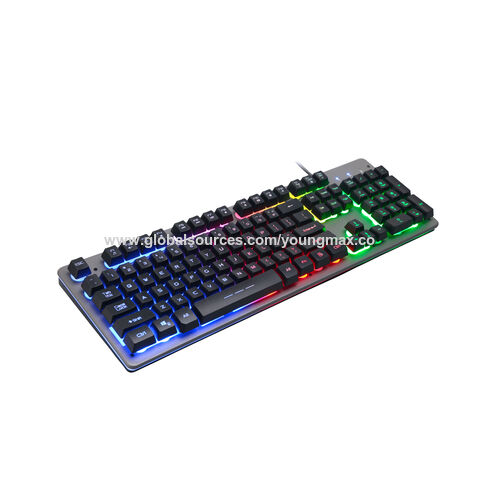 Buy Wholesale China Youngmax Ultra-slim Gaming Keyboard With Metal Top ...