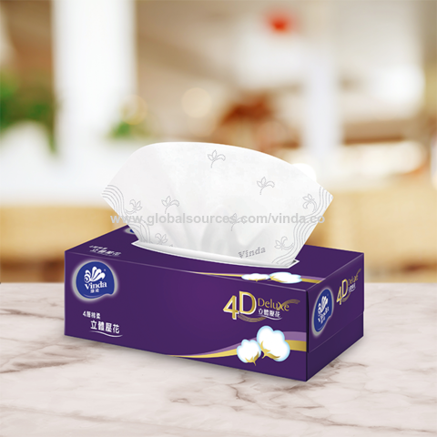 Buy Wholesale China Office/home/room Facial Tissue Box Tissue Facial ...