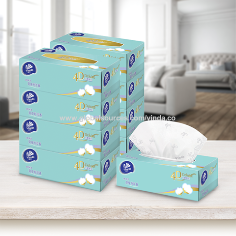 Buy Wholesale China Wholesale 4ply Facial Tissue Box Tissue Facial Box ...