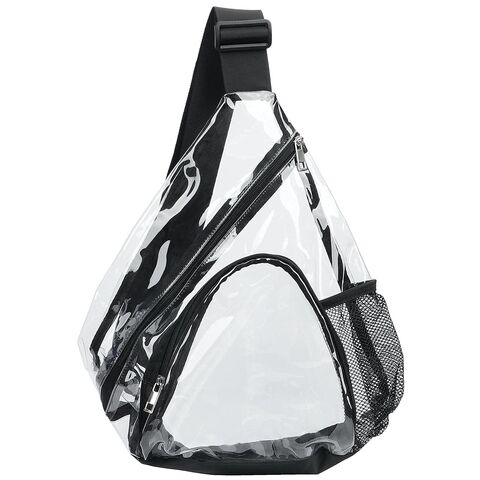 Buy Wholesale China Custom Clear Pvc Sling Bag Stadium Approved ...