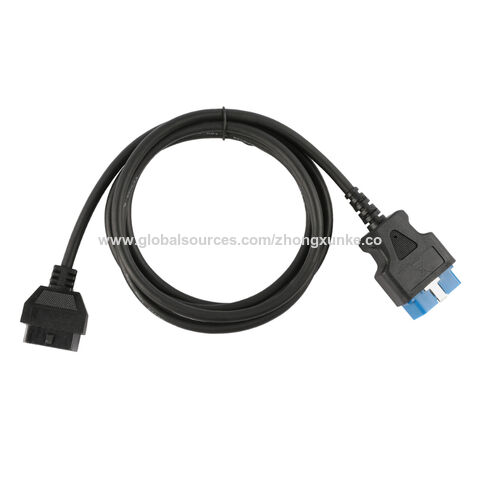 Buy Wholesale China Obd2 Obdii 16 Pin J1962 Male 24v To Female ...