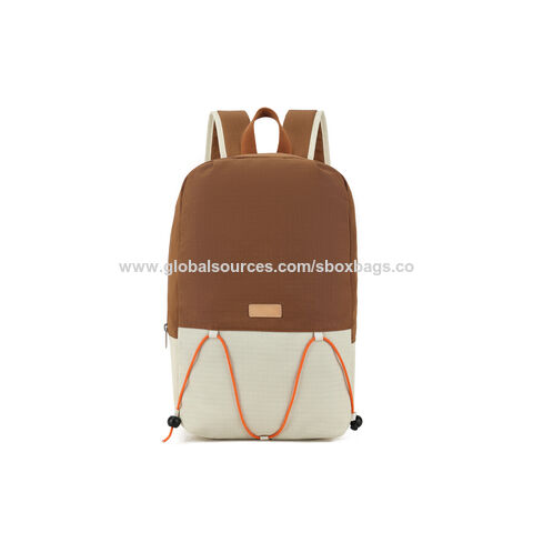 Water Repellent Polyester Laptop Backpack Basic Style Computer Backpack ...