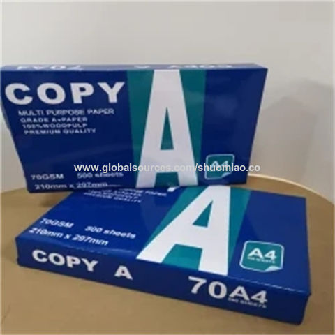 Buy Wholesale China China A4 Super White Copy Paper Factory Supply ...