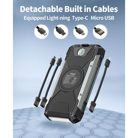 Buy Wholesale China Oem 20000mah Power Bank With Usb Type C Cable With ...