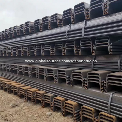 Buy Wholesale China Large Stock Steel Sheet Pile Sy295 Sy390 6m 9m Jis ...