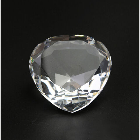 Buy Wholesale China Excellent Optical Glass Heart Diamond Gift & Gift ...