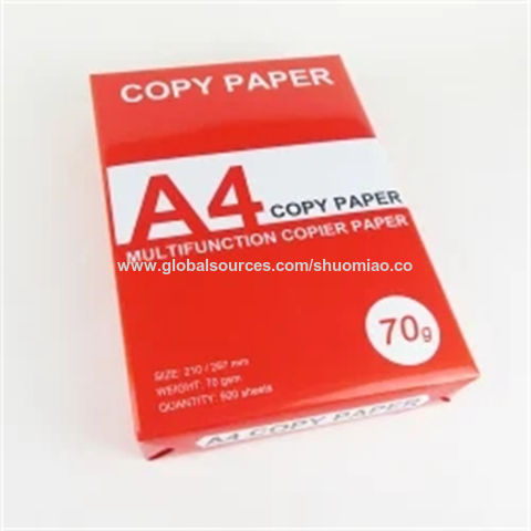 Buy Wholesale China 70gsm/80gsm White Photocopy A4 Size Copy Paper & A4 ...