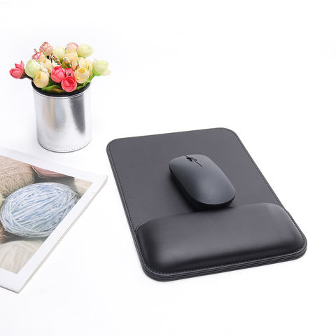 Buy Wholesale China Ergonomic Mouse Pad With Wrist Support Pu Leather ...