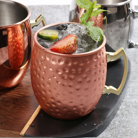 Buy Wholesale China Stainless Steel Moscow Mule Mug With Multicolor ...