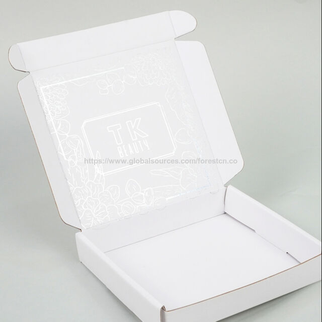 Buy Wholesale China Gold Foil Logo Embossing Custom Shipping Box Mailer ...