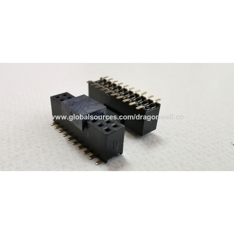 Buy Wholesale China Factory Female Header Pitch:1.27mm 2*11pin ...