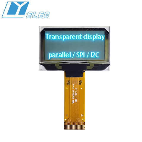 1.51 Inch 128x56 Transparent Oled Display 24pin Ssd1309 Oled Panel Ug ...