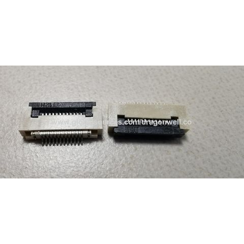 Buy Wholesale China Factory White Color Zif Fpc Connector 0.5mm Pitch ...