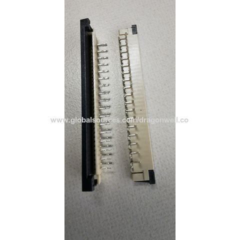 Buy Wholesale China Factory White Color Zif Fpc Connector 1.0mm Pitch ...