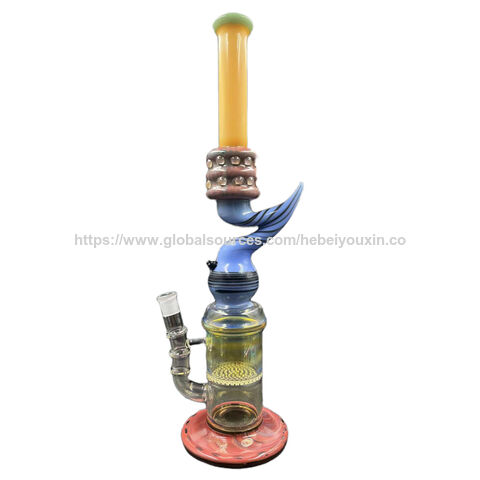 Buy Wholesale China Custom Glass Water Pipe With Colored Tube Glass ...