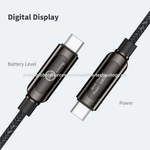 Buy Wholesale China Oem & Odm Led Bluetooth Smart Cable & Usb C Cable ...