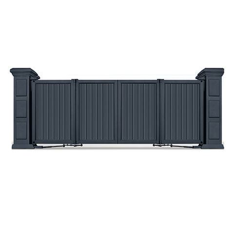 Buy Wholesale China Motorized Aluminium Automatic Folding Sliding Gate ...